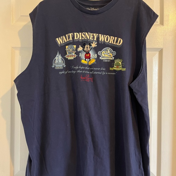Disney | Shirts | Mens Disney World Muscle Shirt | Poshmark